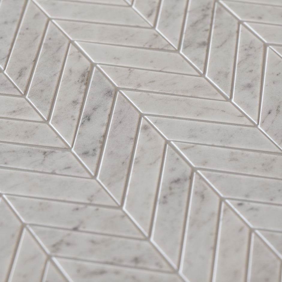Romano Fluted Travertine Stone Mosaic Wall Tile 300 x 300mm - LUSSO