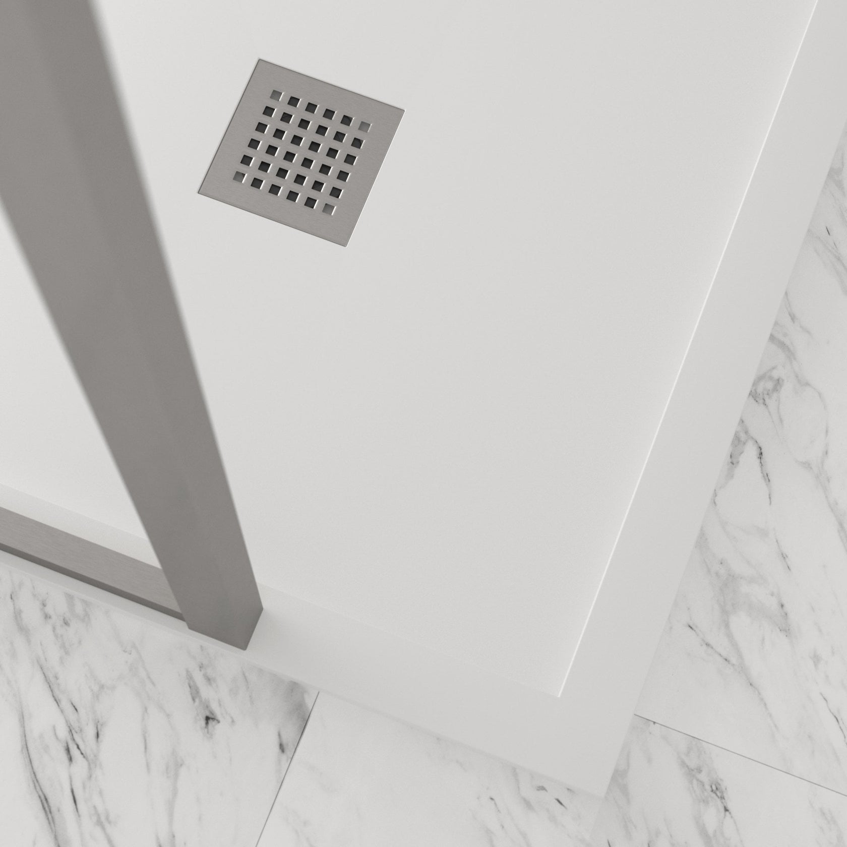 Modern Waste Cover Brushed Stainless - LUSSO